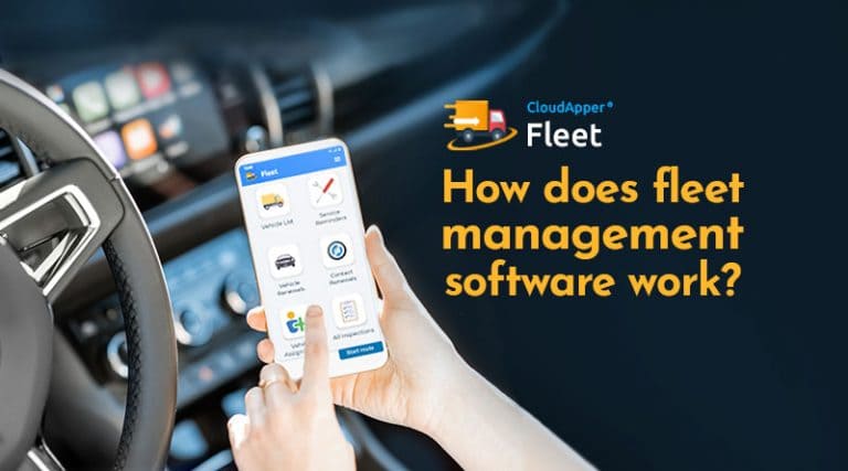 How does fleet management software work?