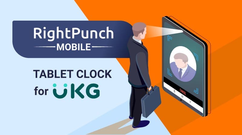 UKG/Kronos Face Biometric Time Clock Software for PC & Smartphone