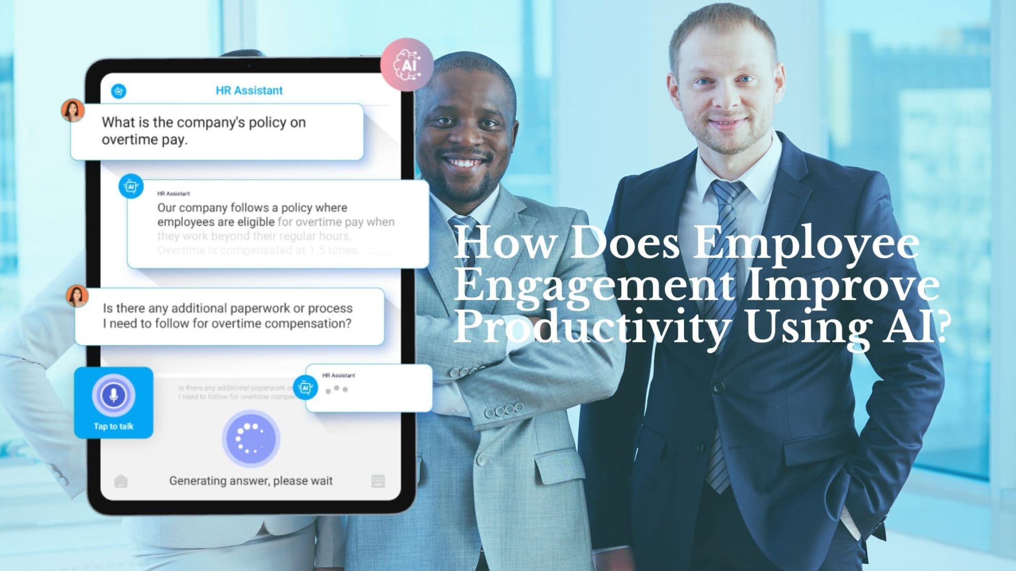 How Does Employee Engagement Improve Productivity Using AI?