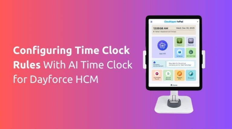 Configure Employee Time Clock Rules With Dayforce Time Clock