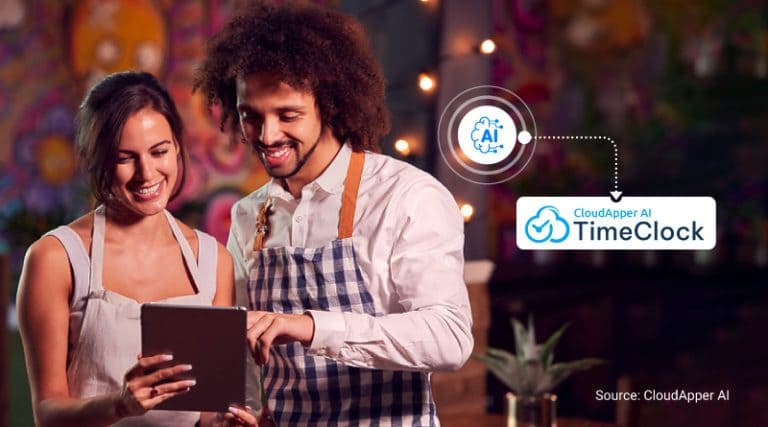 AI-Powered iPad/Android-Based Time Clock for Restaurants