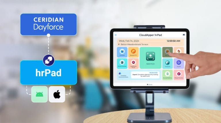Ceridian Dayforce Integration With hrPad for Tablet Time Clocks