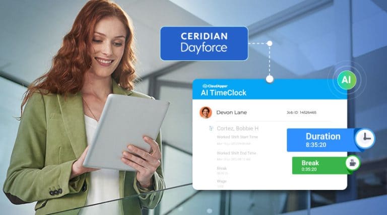 Custom Dayforce Time Clock to Identify Employee Work Patterns