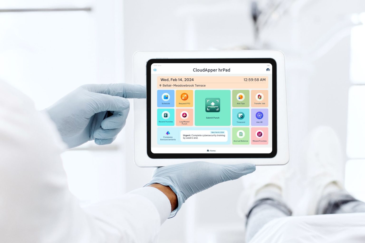 Reduce HR Workload Using AI Tablet/iPad Solution
