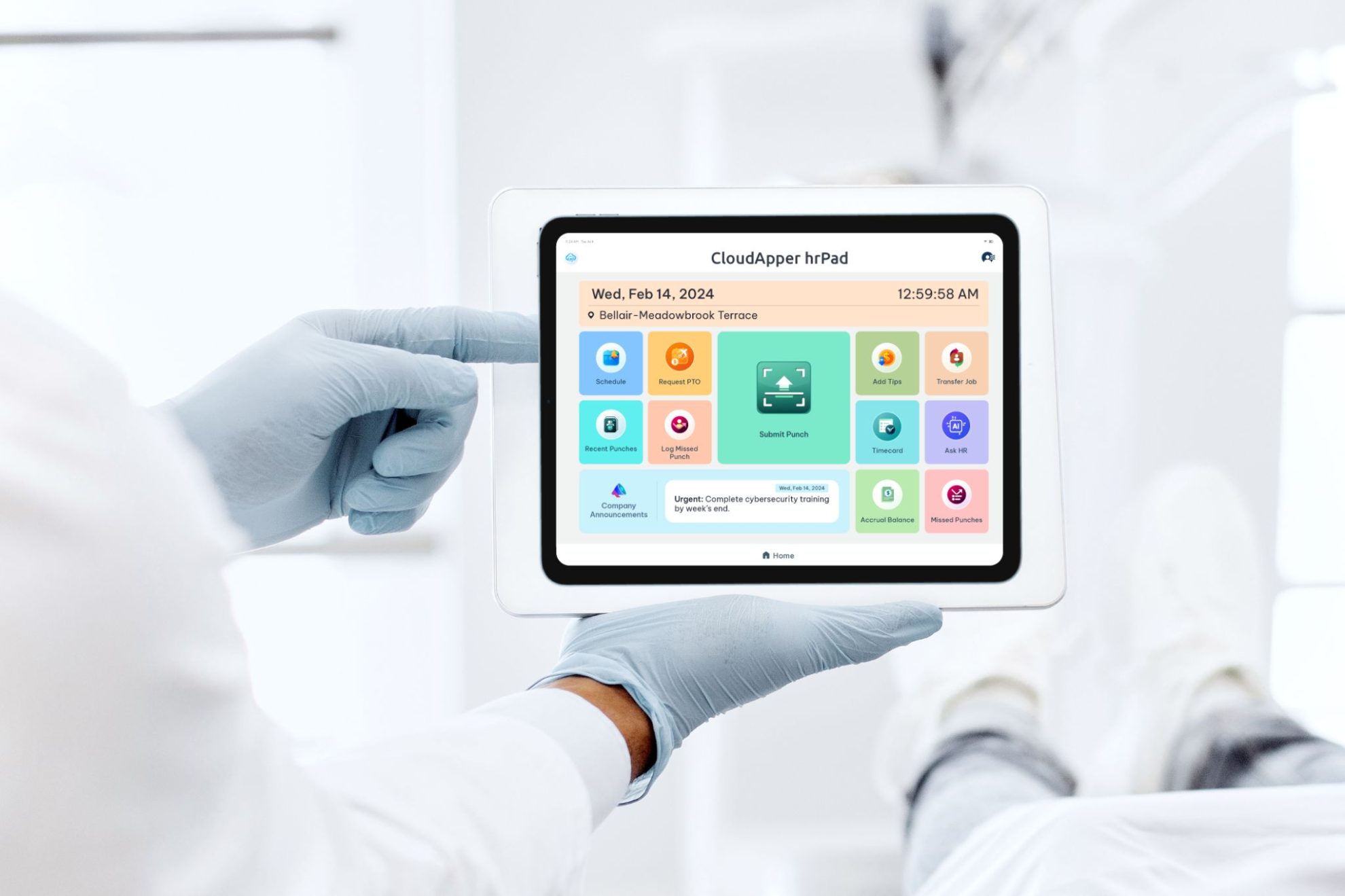 Reduce HR Workload Using AI Tablet/iPad Solution