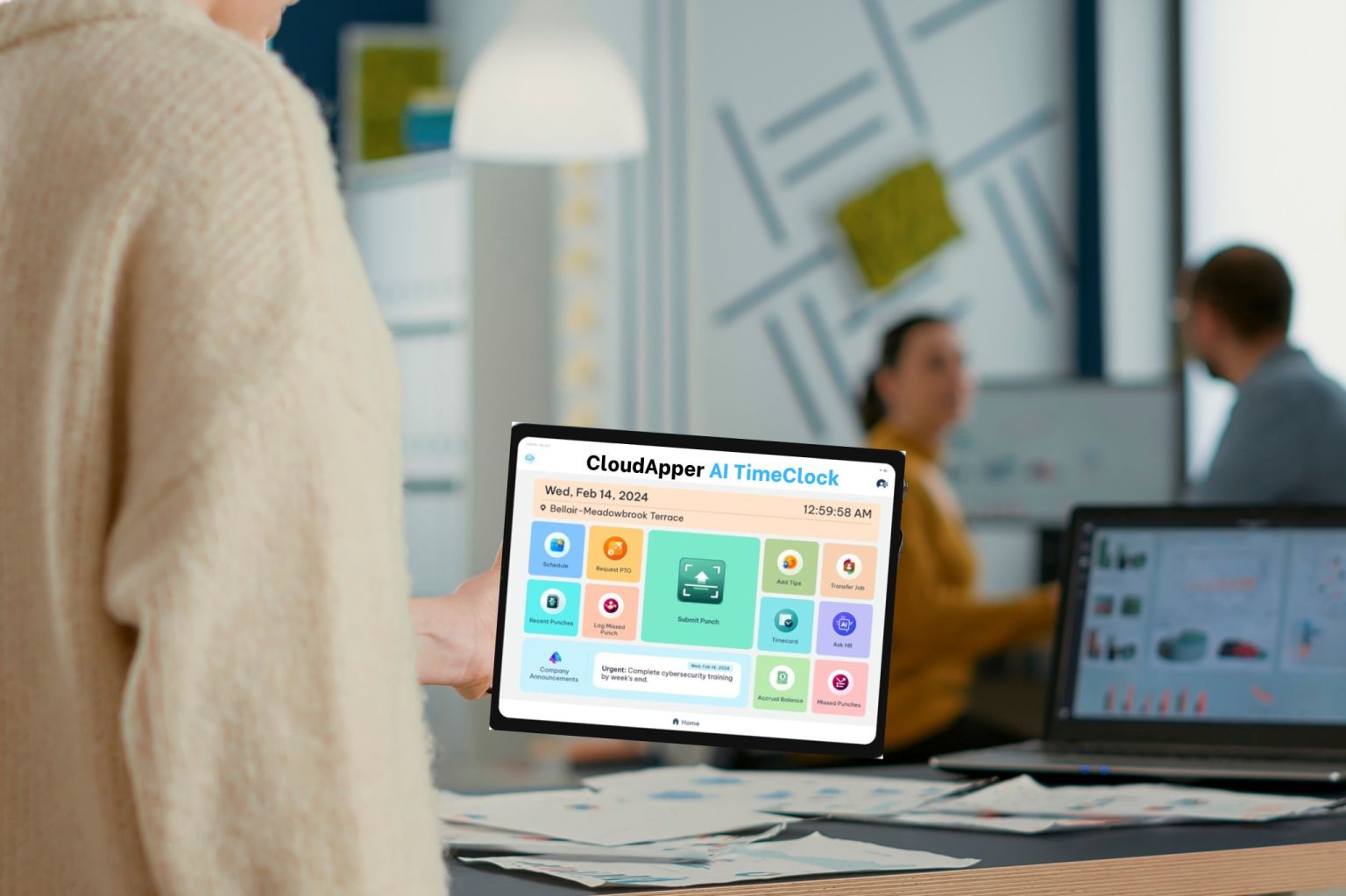 iPad/Tablet TimeClock for Workday Time Tracking and Absence Management ...
