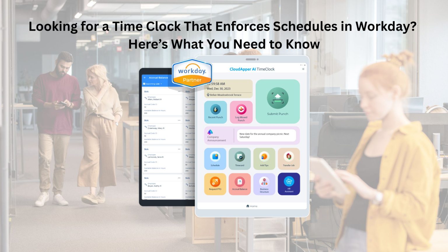 Simplify Employee Job Transfer in Workday Using Time Clock