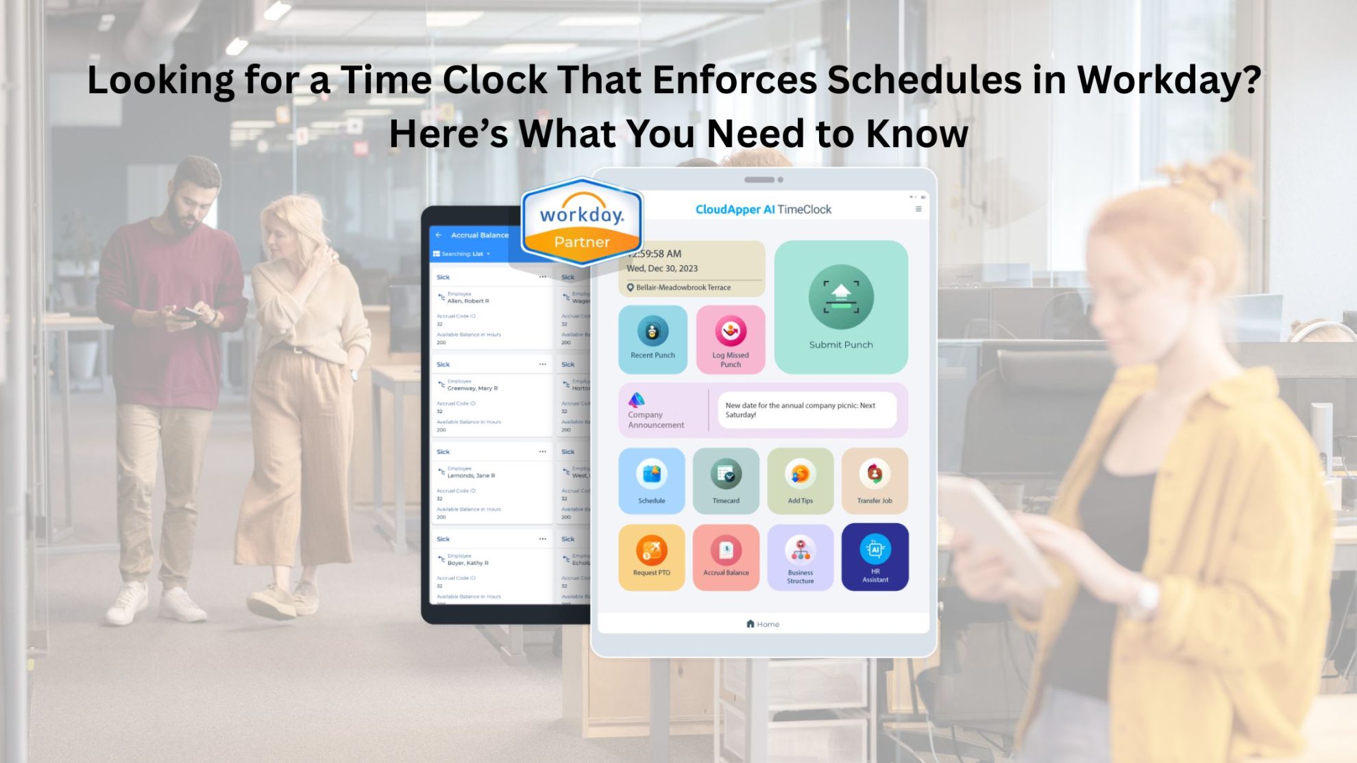Simplify Employee Job Transfer in Workday Using Time Clock