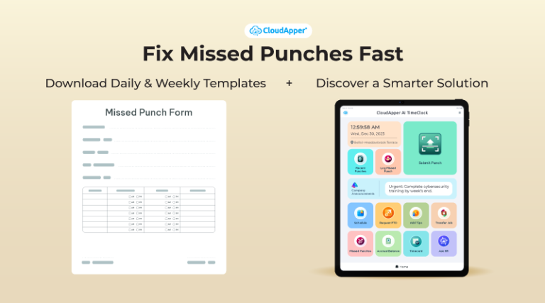 Generate & Download Daily & Weekly Missed Punch Form Templates (and ...