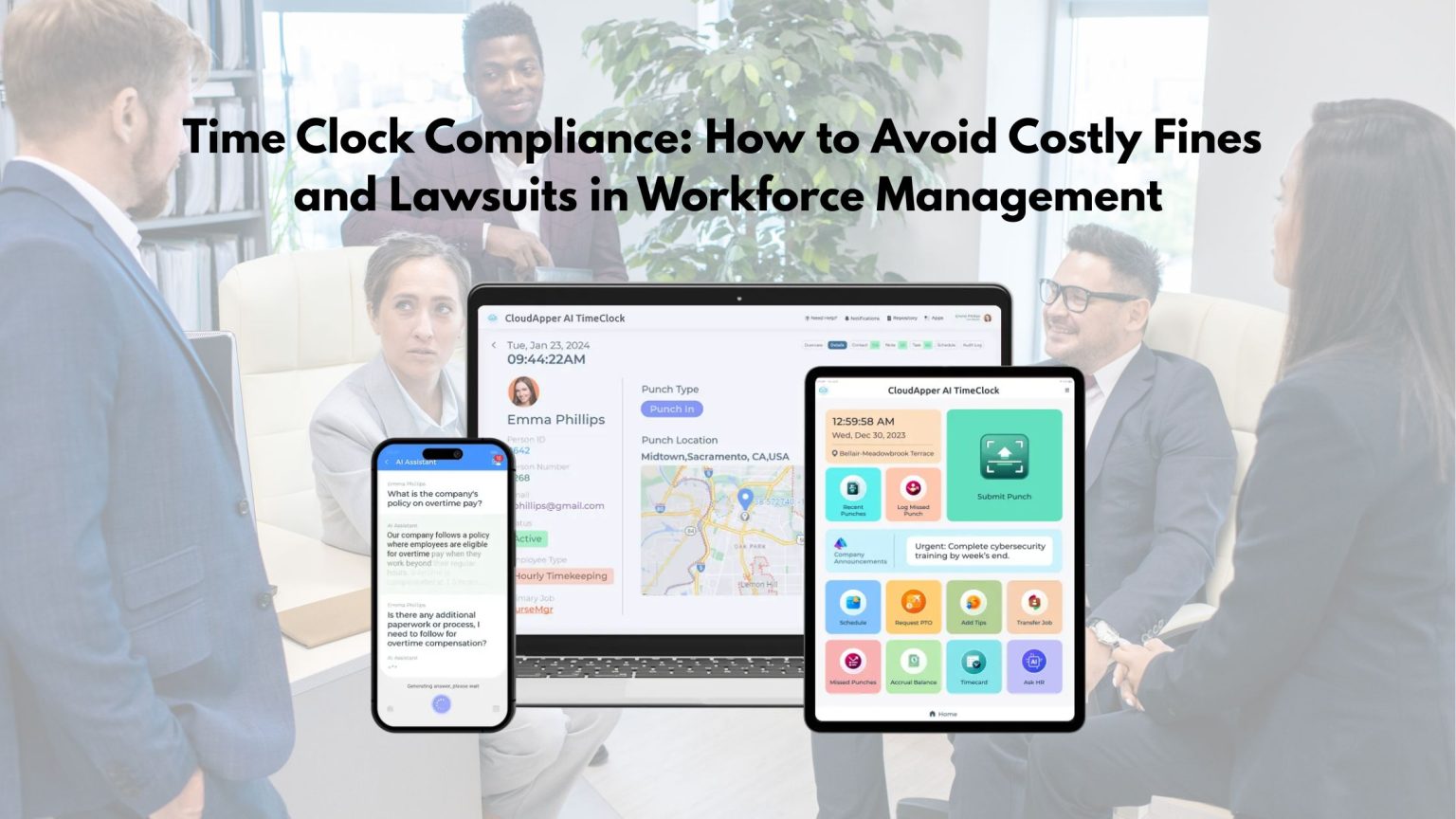 Bridging the Equality Gap in Workforce Management With CloudApper AI TimeClock